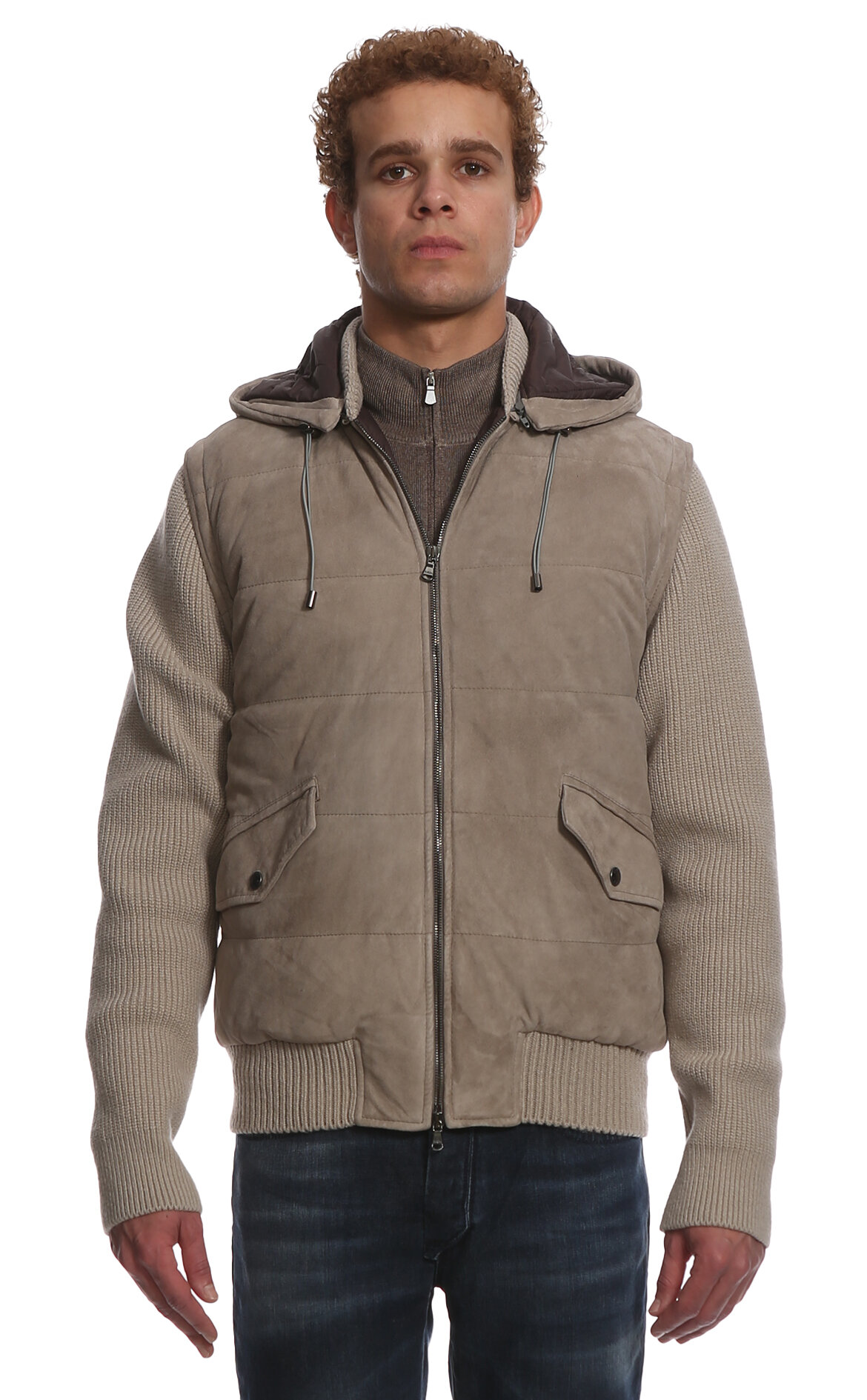 Barba Napoli-Barba Napoli Bej Ceket