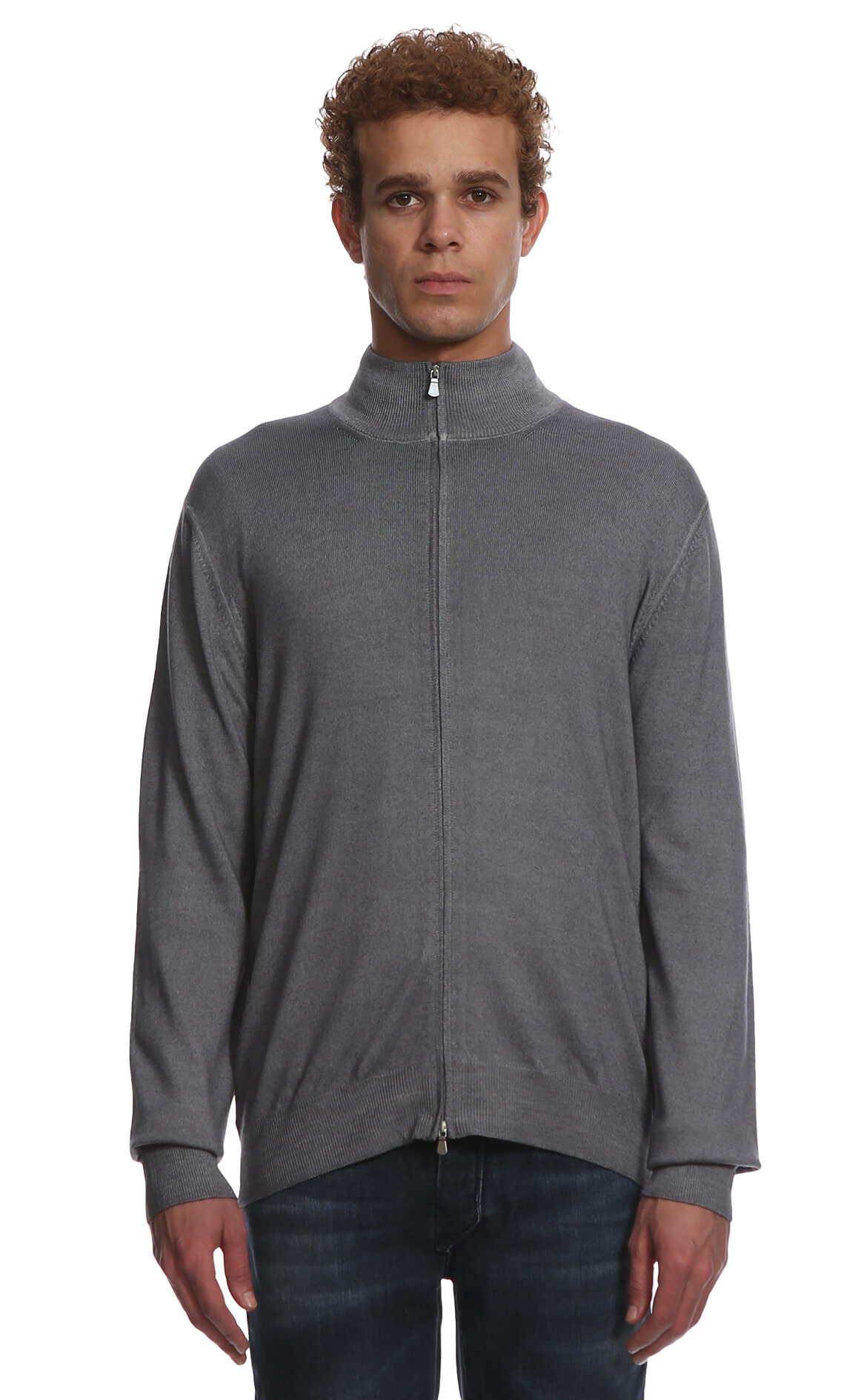 Barba Napoli-Barba Napoli Gri Hırka