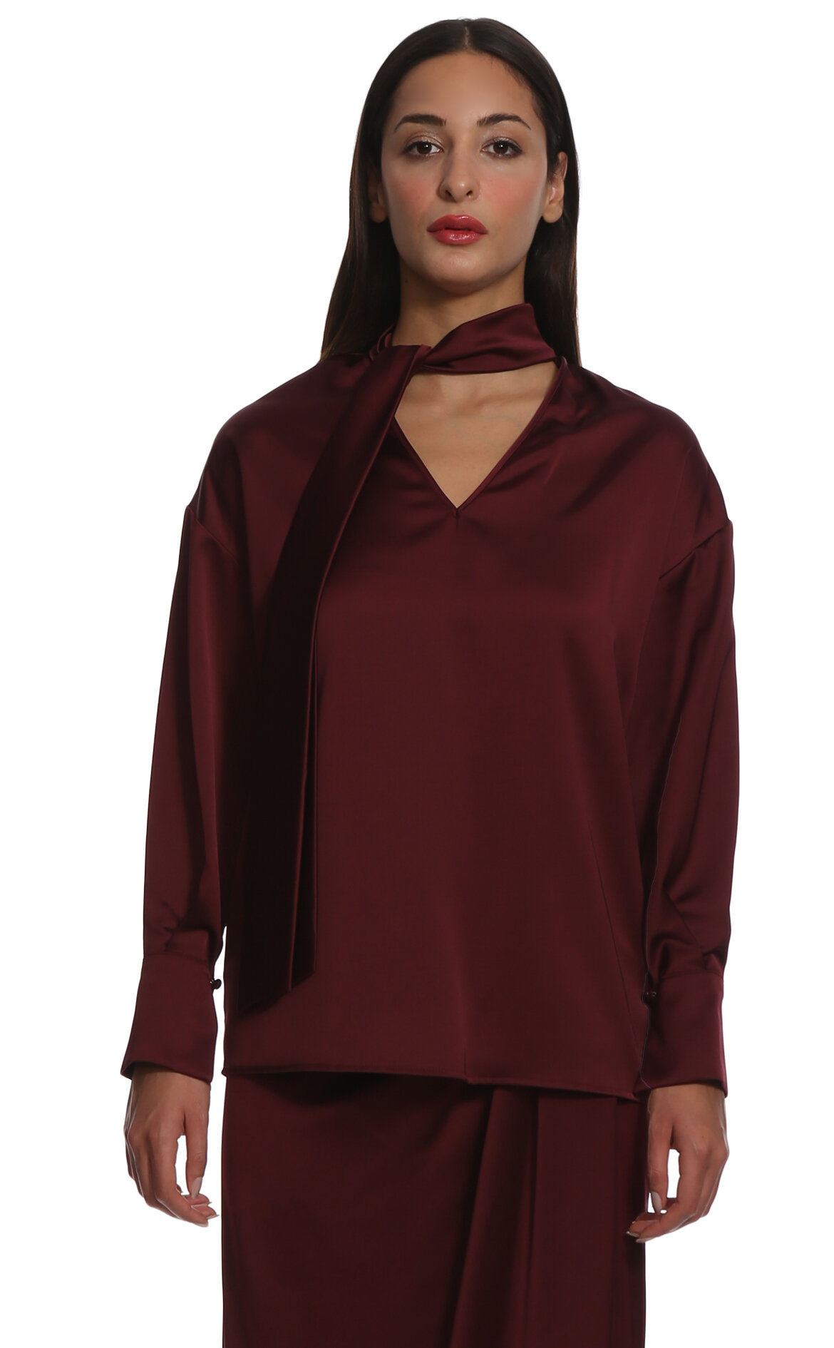 Penny Black-Penny Black Bordo Bluz