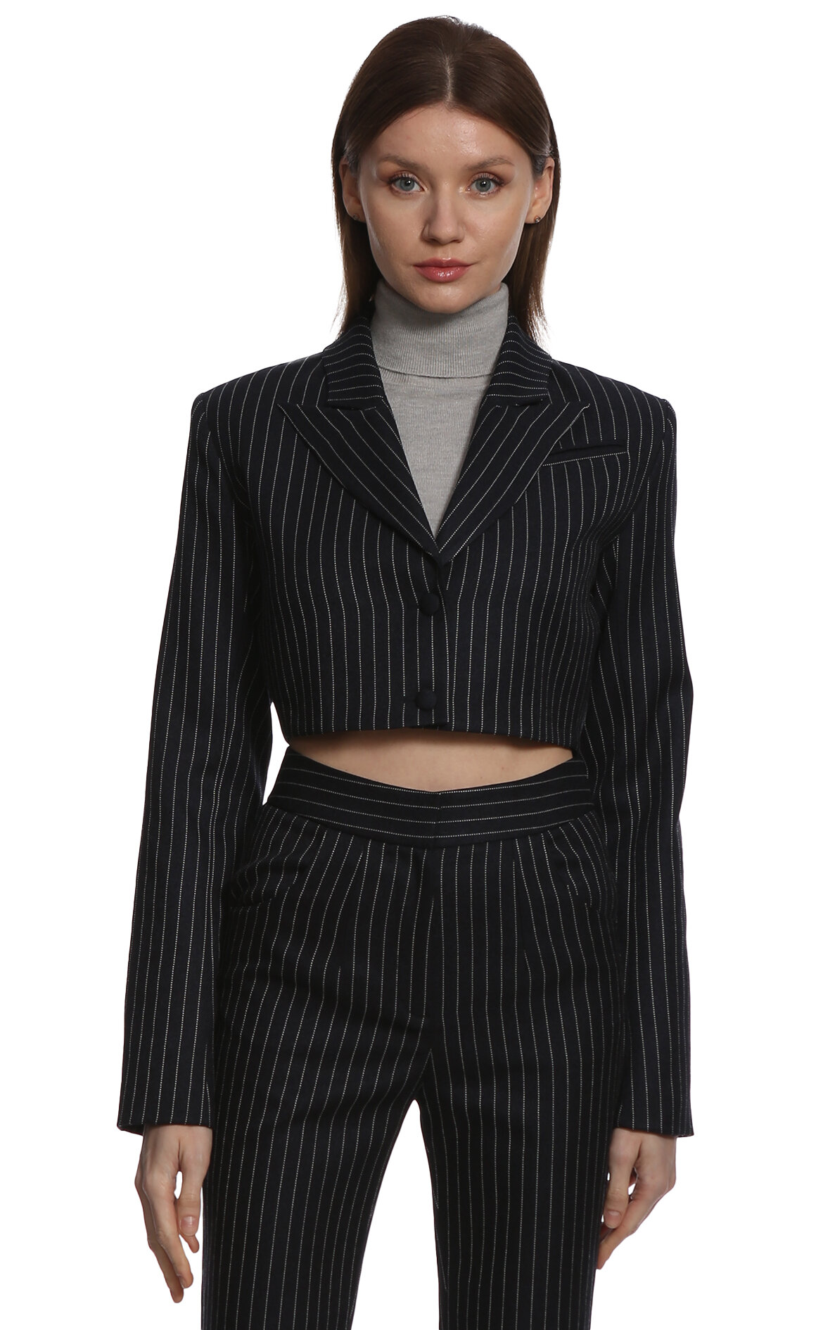 Feel The Lotus-Feel The Lotus Lacivert Ceket