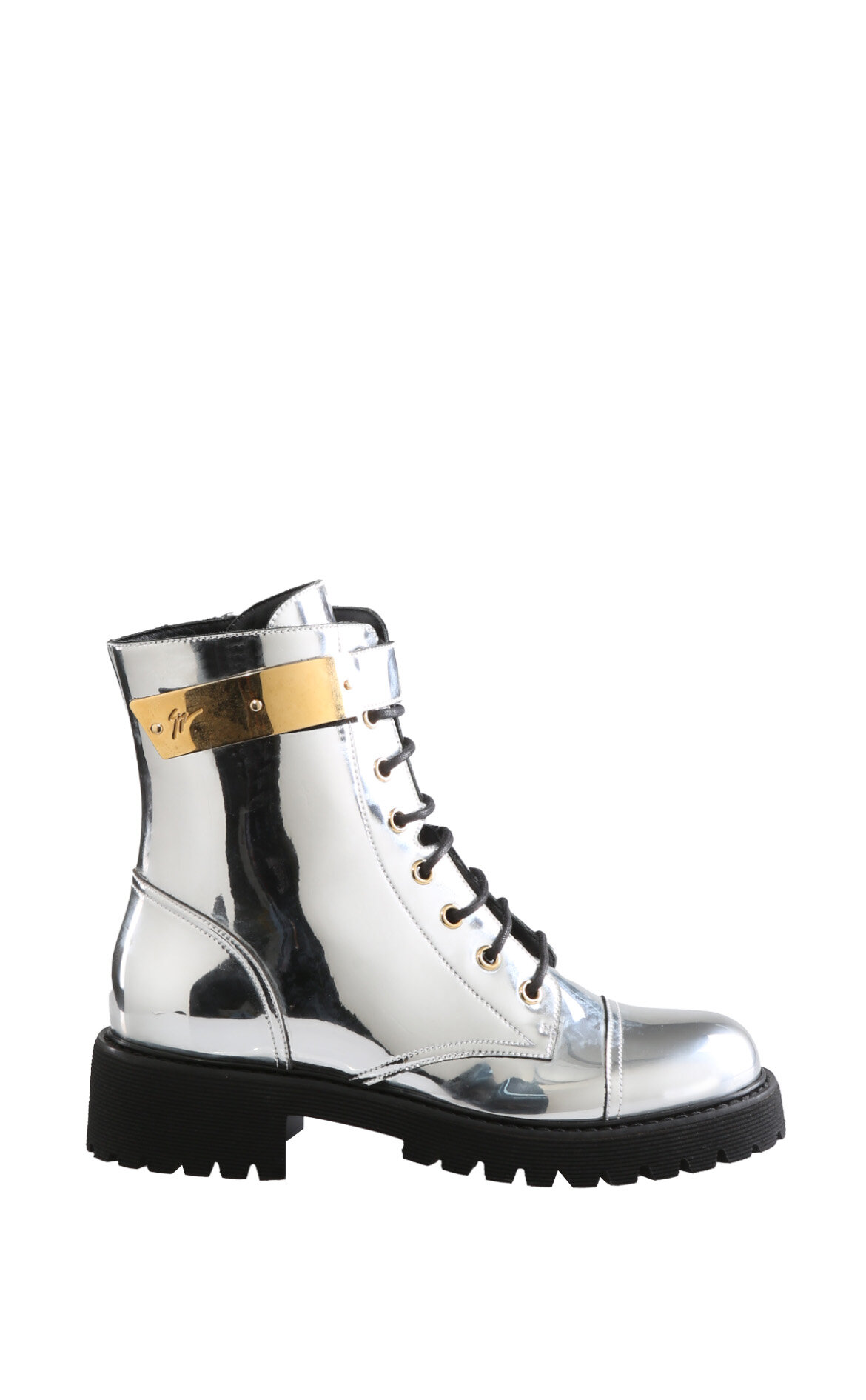 Giuseppe Zanotti-Guıseppe Zanotti Gümüş Renkli Bot