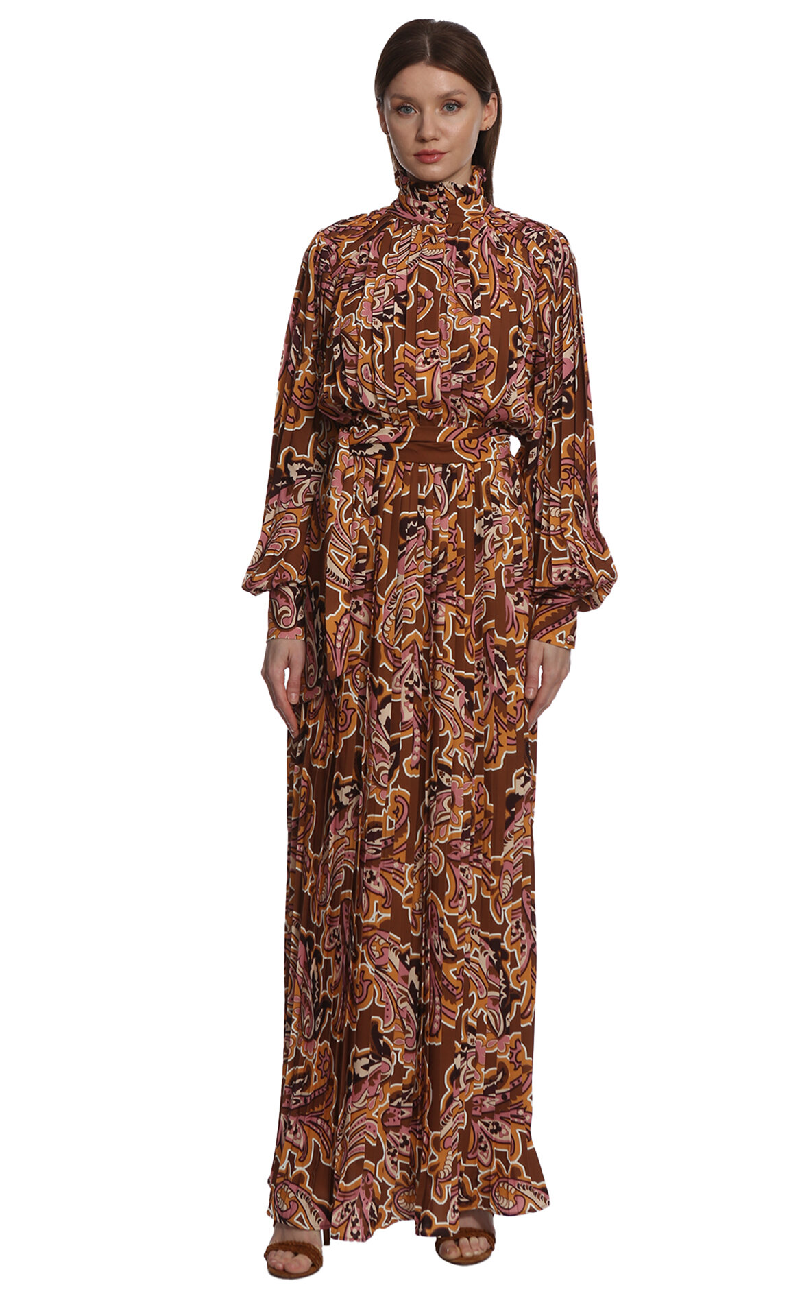 Pelin Yıldırım-Pelin Yıldırım Renkli Elbise