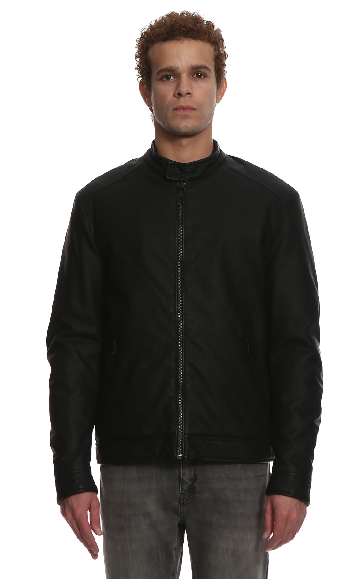 Sseinse-Sseinse Siyah Deri Ceket