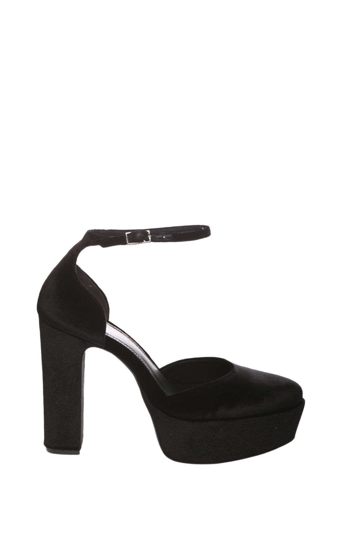 Black Suede-Black Suede Siyah Topuklu Ayakkabı