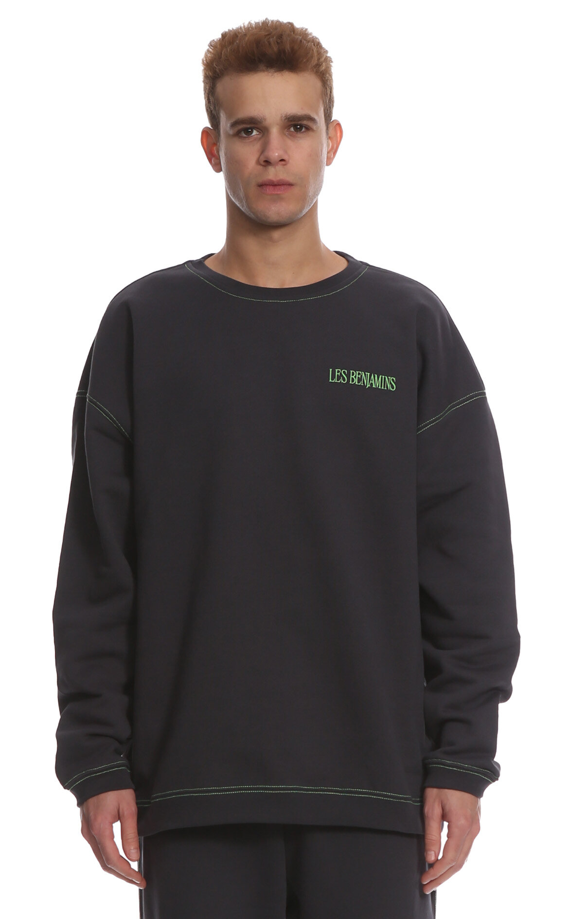 Les Benjamins-Les Benjamıns Gece Mavisi Sweatshırt