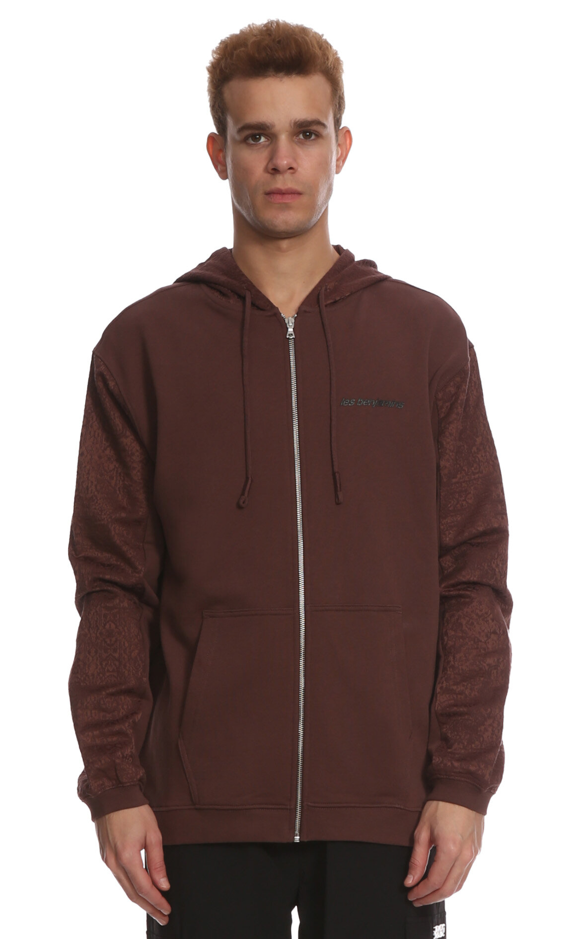 Les Benjamins-Les Benjamıns Kahverengi Hoodie