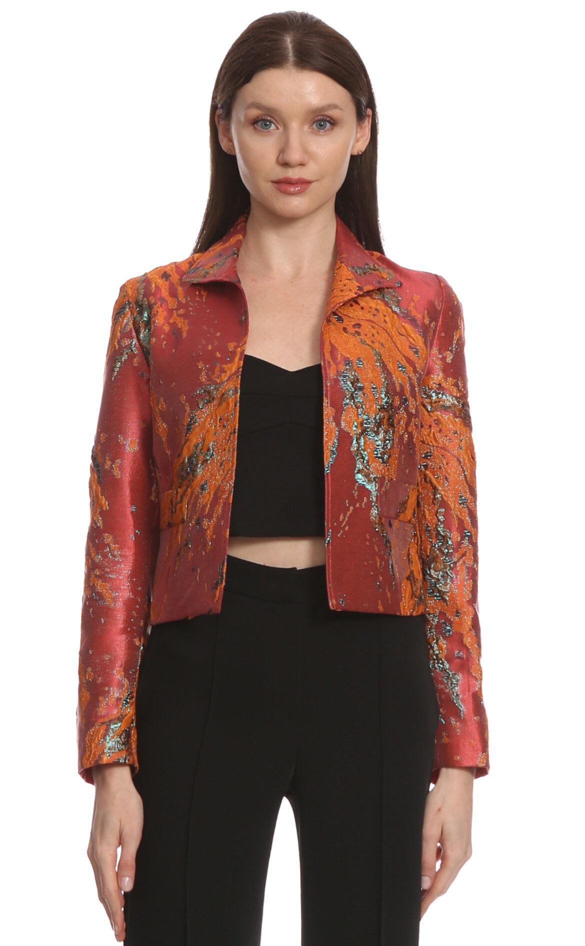 Çiğdem Akın-Çiğdem Akın Renkli Ceket