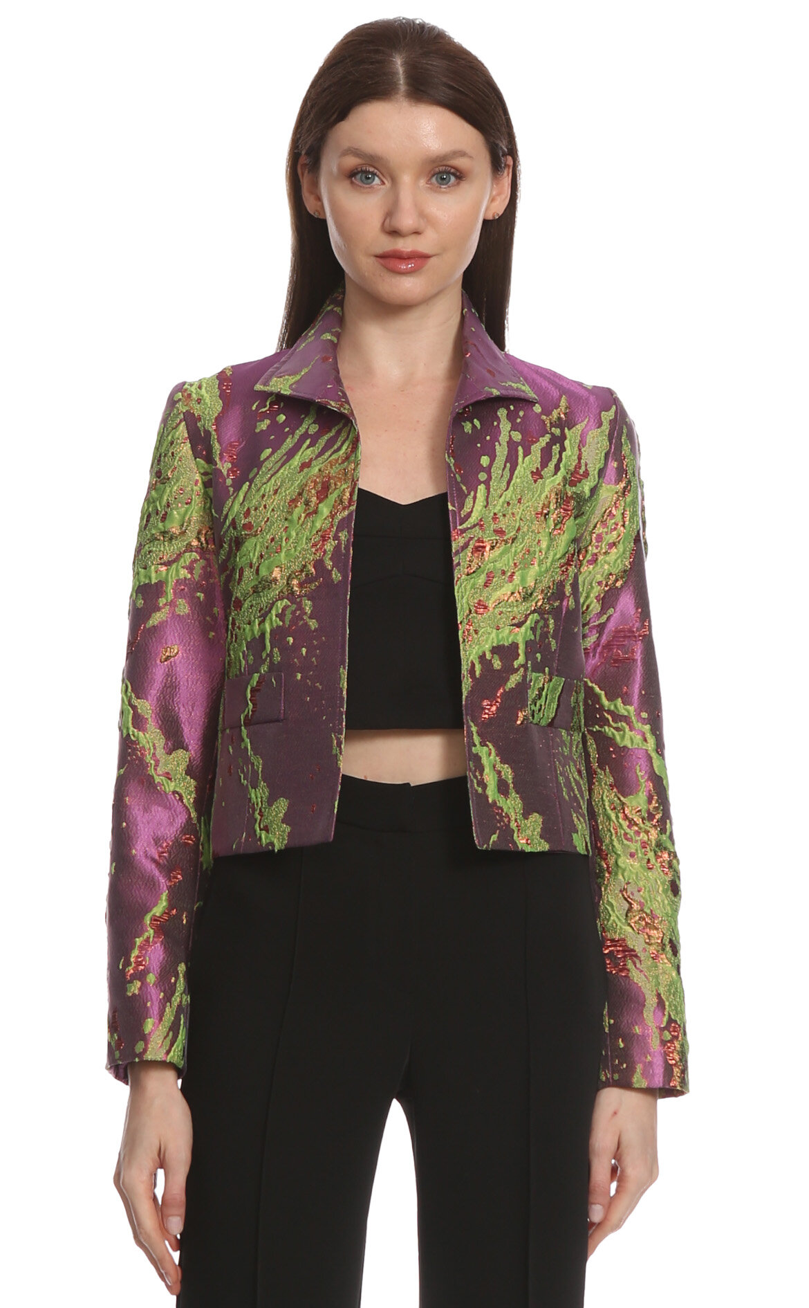 Çiğdem Akın-Çiğdem Akın Renkli Ceket