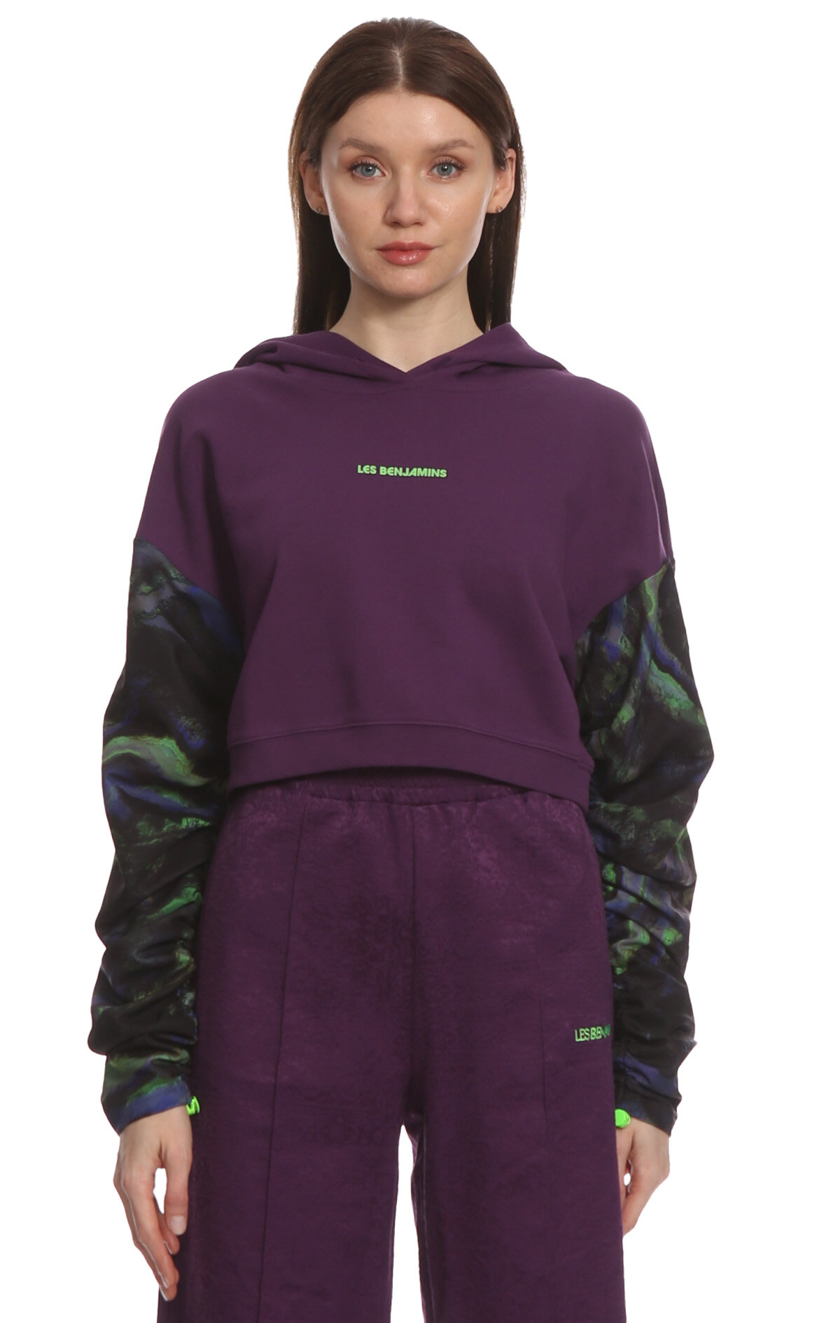 Les Benjamins-Les Benjamıns Mor Hoodie