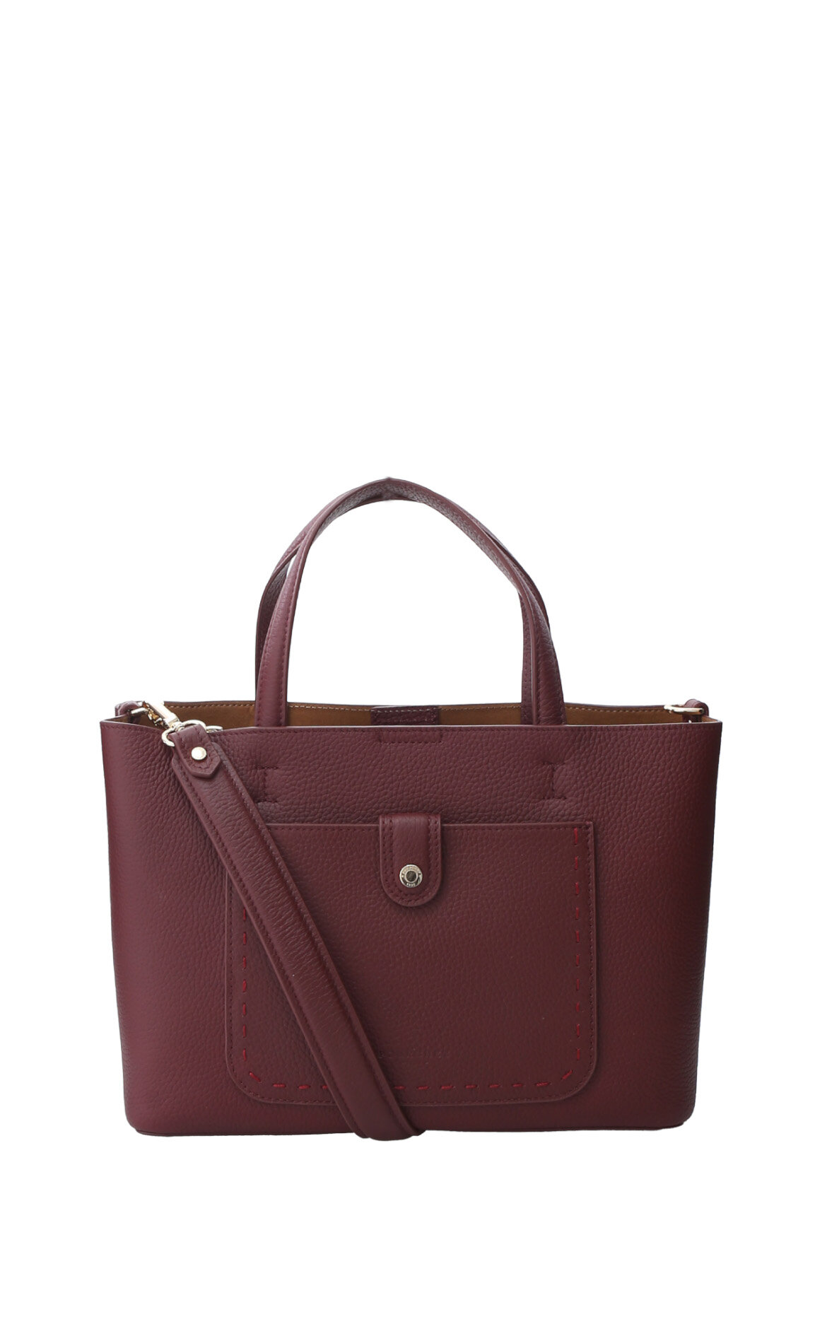 Pourchet-Pourchet Bordo Çanta