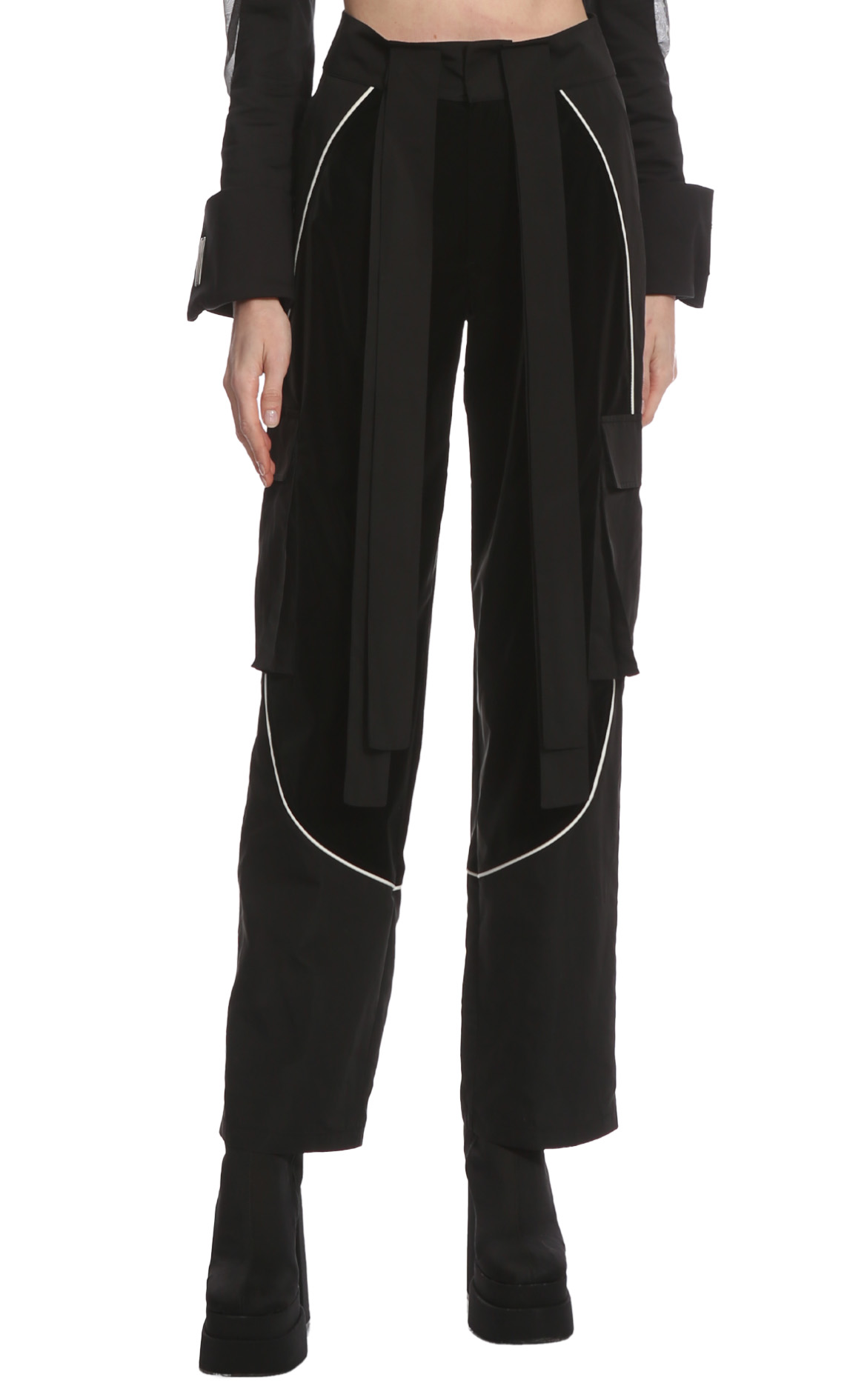 Knitology-KNTLGY Techno Pocket Cargo Trousers Knitology-KNTLGY Techno Pocket Cargo Trousers