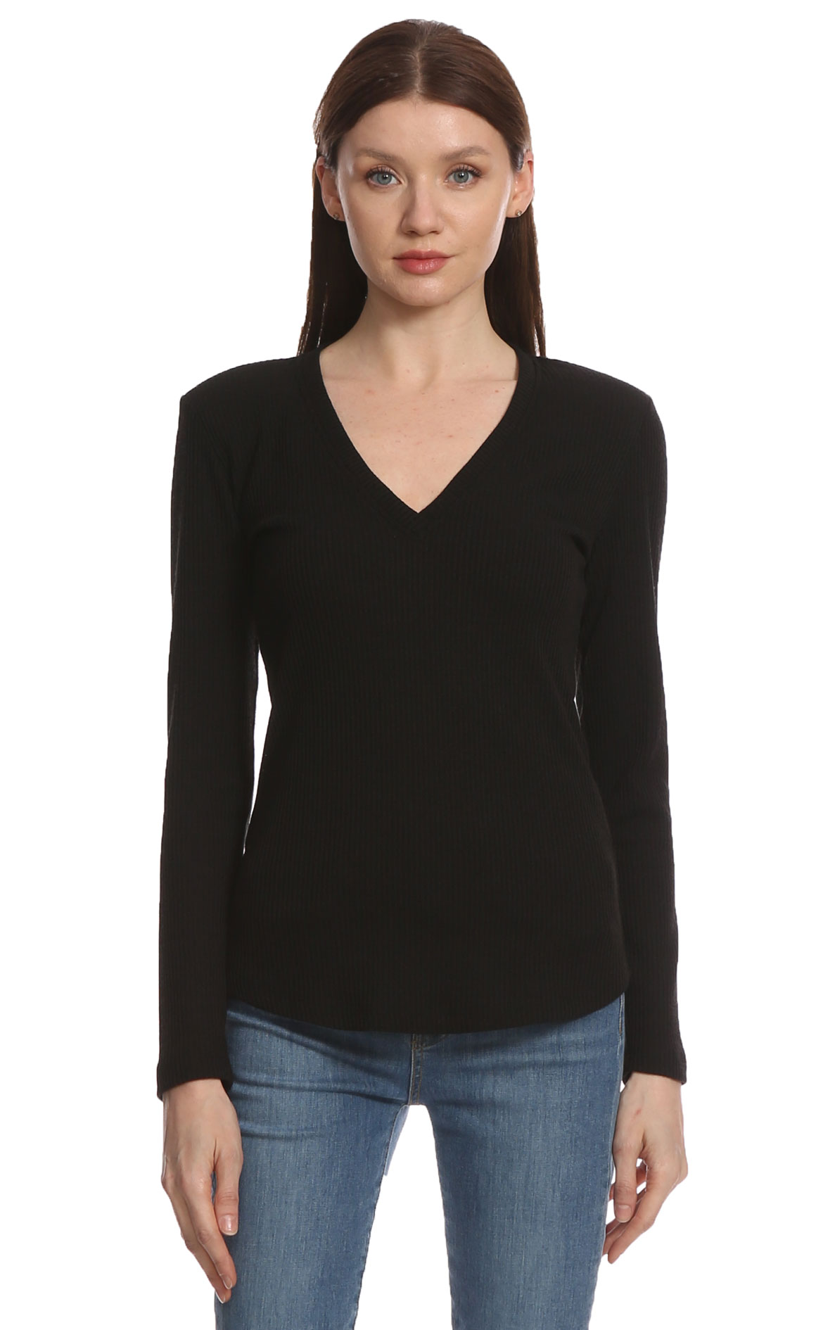 Rivus Kadın Siyah Triko RIV8057002-SIYAH - Brandroom