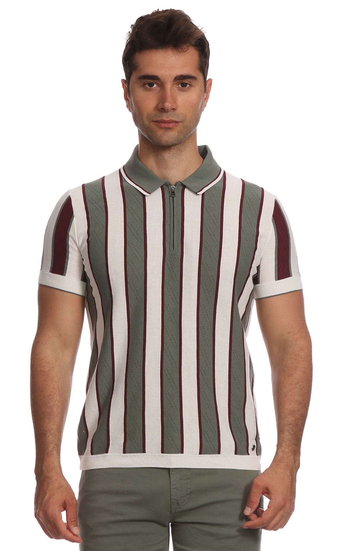 Hemington Erkek Renkli Triko HMG242024212-LIGHTKHAKI - Brandroom