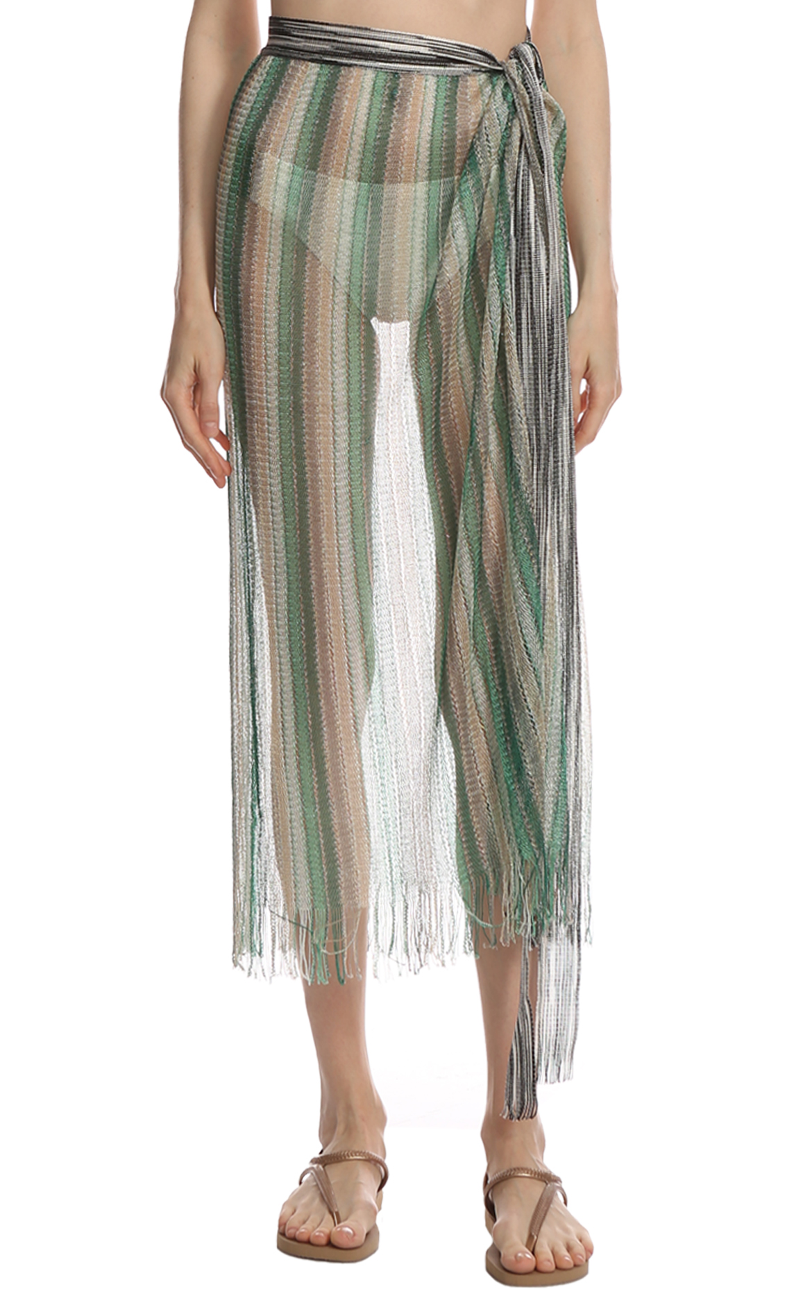 Missoni Kadın Renkli Pareo MISPR41VMD9599000-GREEN - Brandroom
