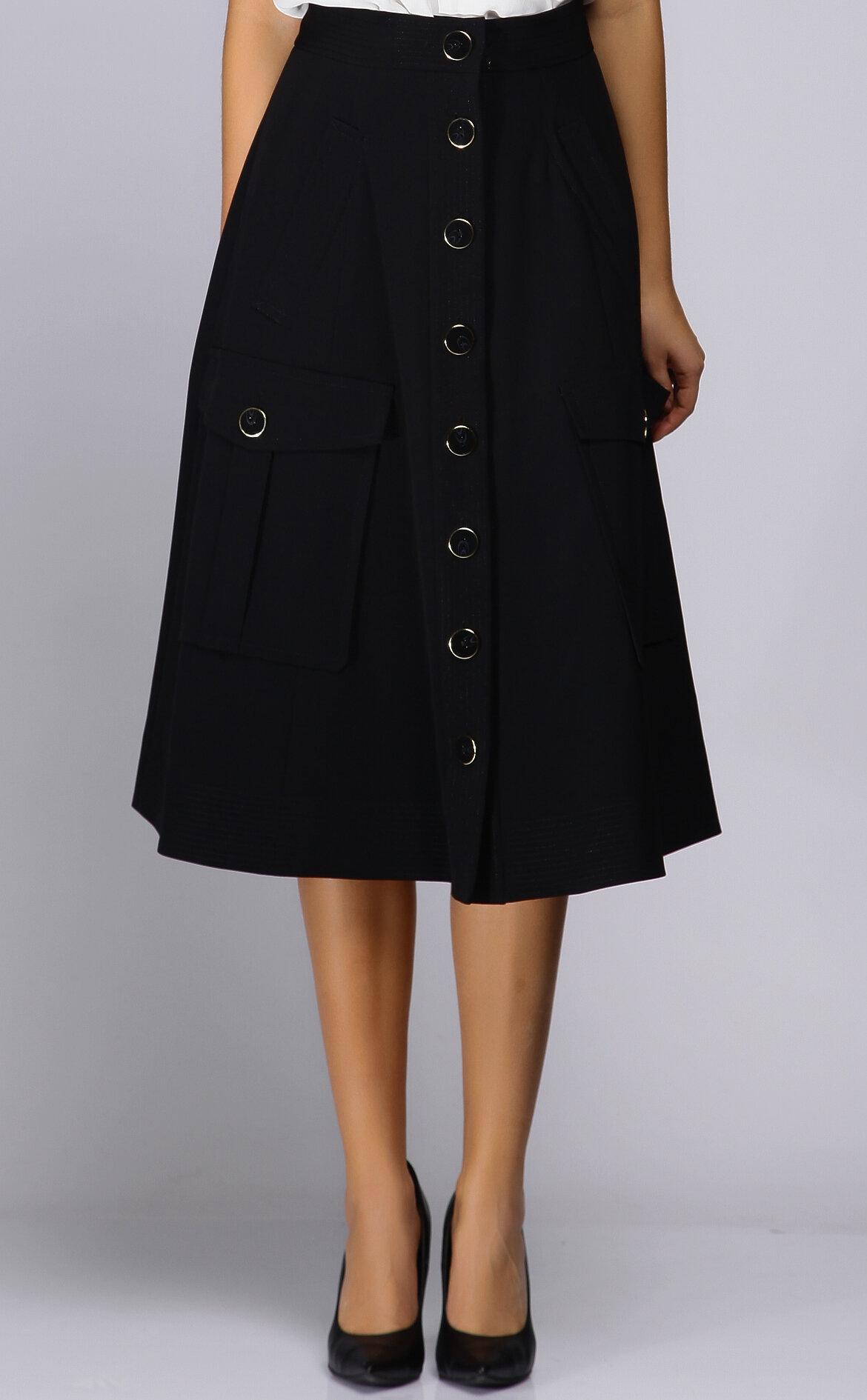 DKNY-DKNY Siyah Etek