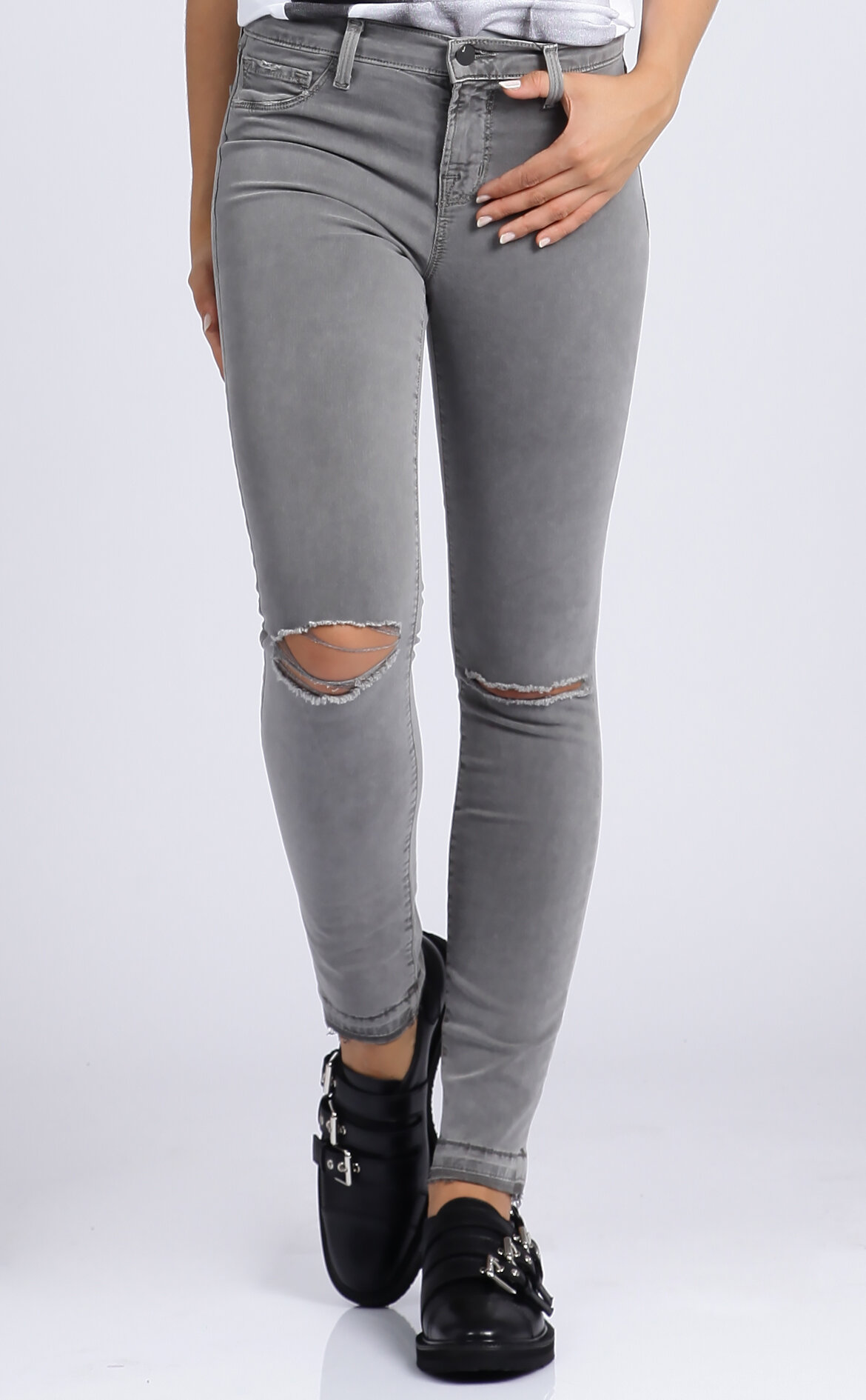 J Brand-J Brand Gri Jean Pantolon