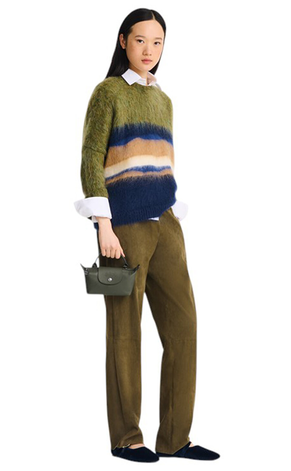 Longchamp Kadın Koyu Gri Clutch LCH34205987549-FIR - Brandroom