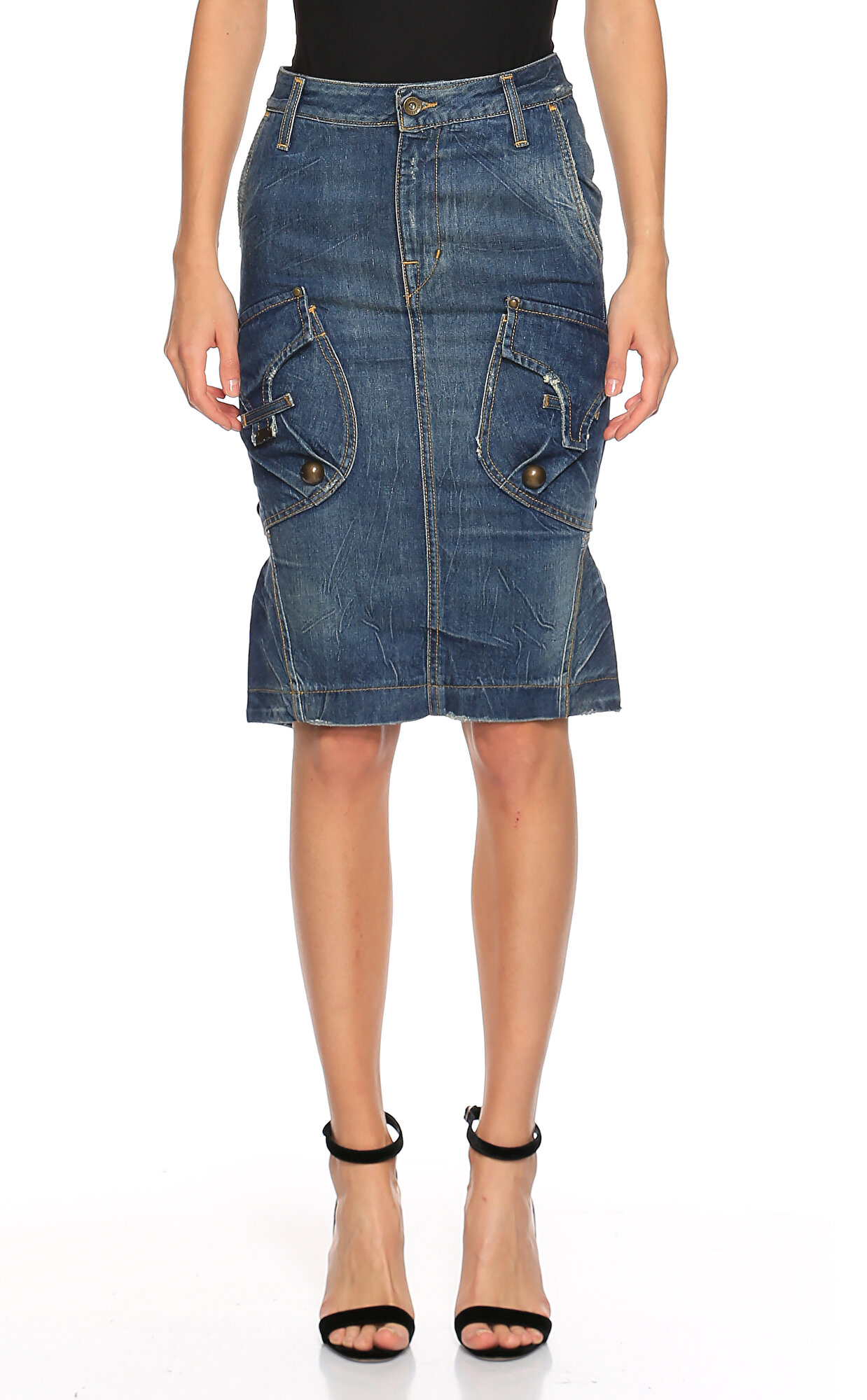 Fornarina Jeans Kadın Etek FOBIF2760D228-PJ - Brandroom