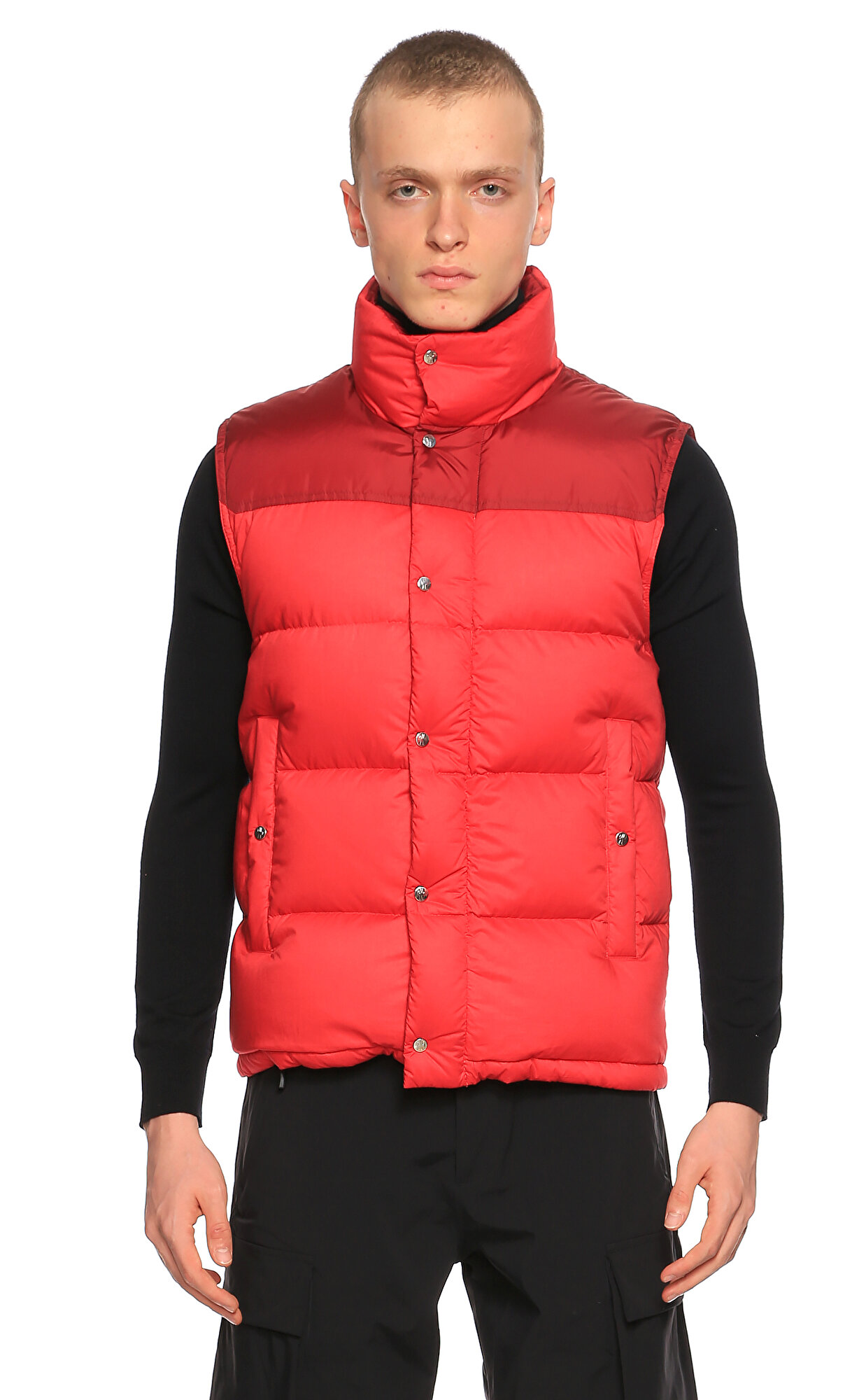 Moncler Erkek Kırmızı Mont MON4196385455-RED - Brandroom